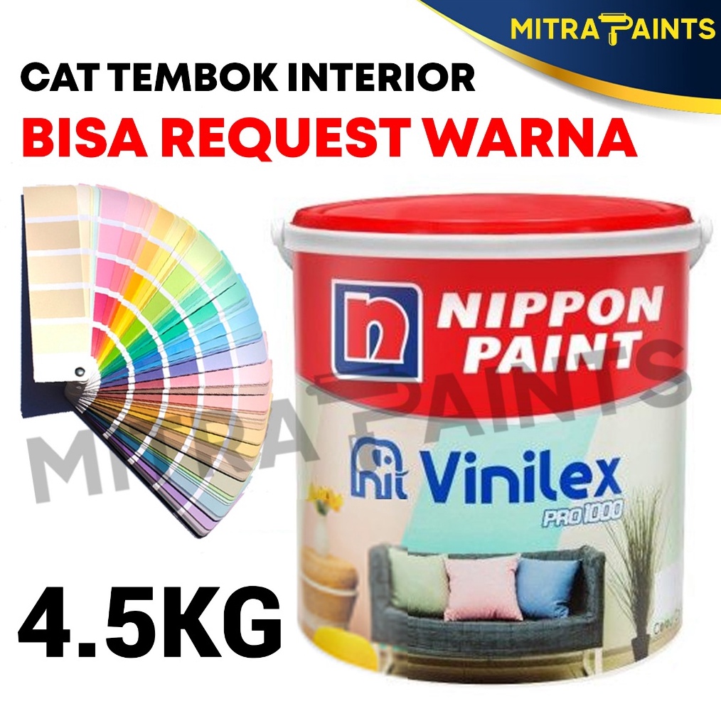 Jual CAT TEMBOK INTERIOR VINILEX PRO 45 KG CUSTOM WARNA NIPPON PAINT ...