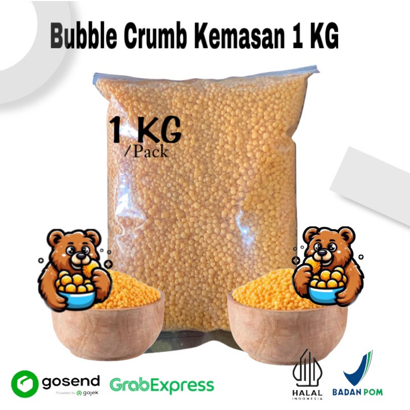 Jual PRIMERA Tepung Roti Bubble Crumb 1 KG / Tepung Bulat Crumble ...