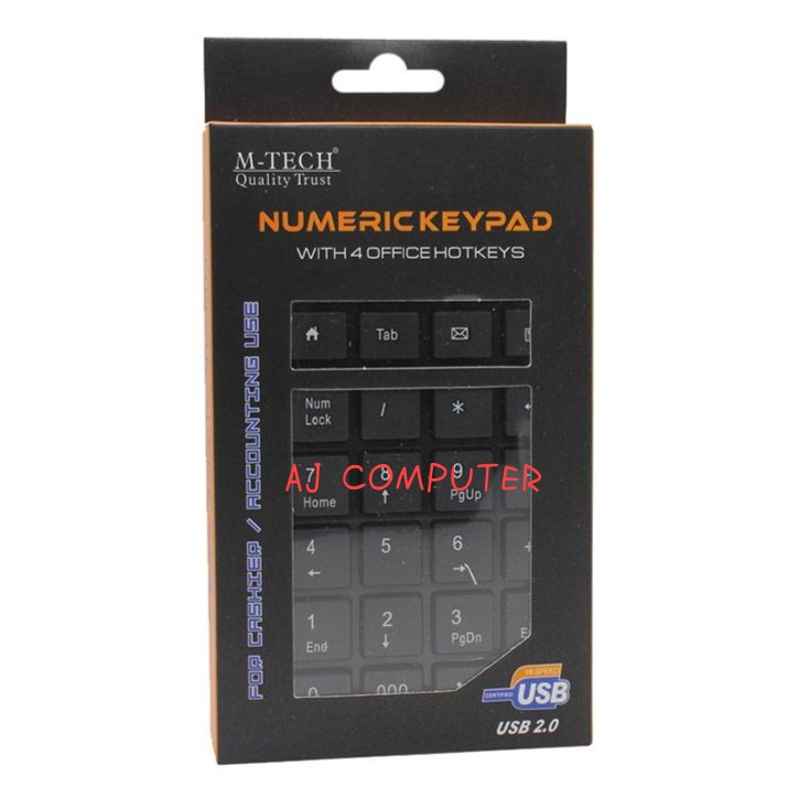 Jual M-TECH Numpad Numeric Keypad USB Numerik Keyboard USB | Shopee ...