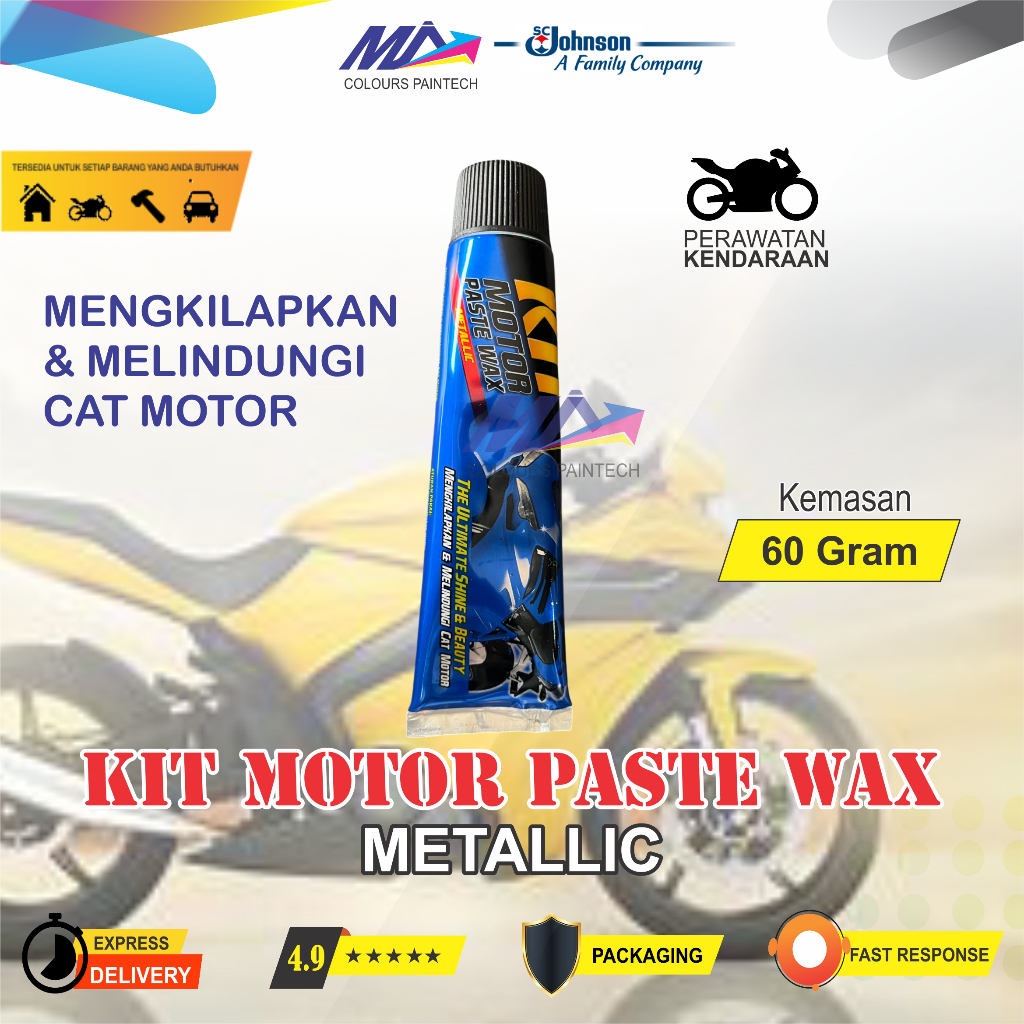 Jual KIT MOTOR PASTE WAX METALLIC 60 GRAM | Shopee Indonesia