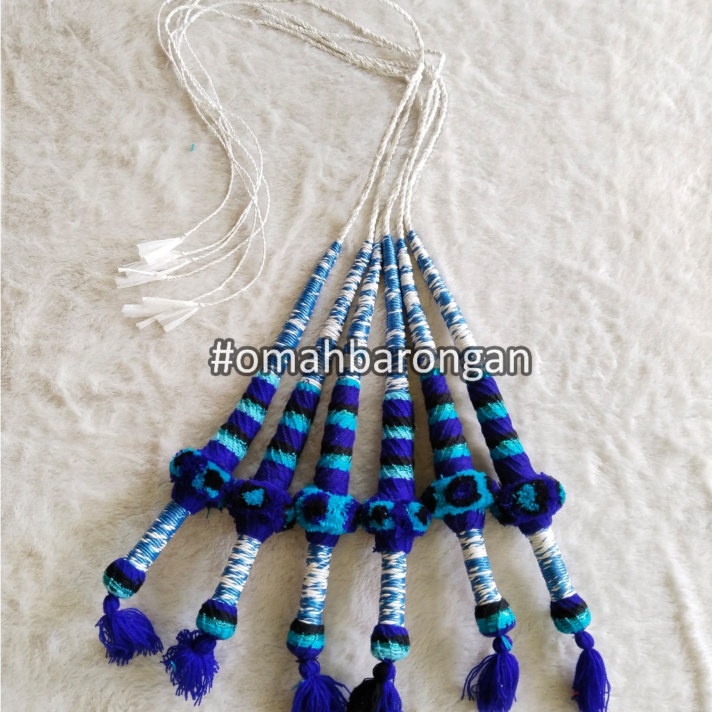 Jual Pecut Tari Jaranan Pentas Gamboh Cemeti Warna Merah Biru Hijau ...