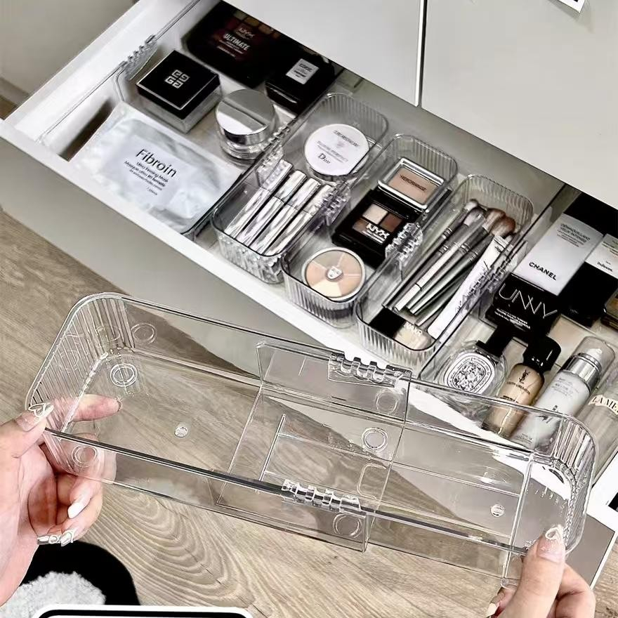 Jual 99KHOME Sekat Laci Organizer Penyekat Laci Bening Acrylic Kotak ...