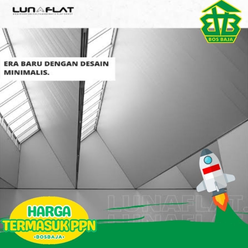 Jual ATAP LUNAFLAT CLEAR 2 MM-ATAP TANPA GELOMBANG | Shopee Indonesia
