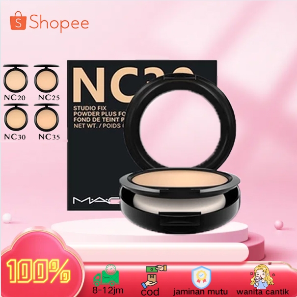 Jual MAC Compact Studio Fix Powder Plus Foundation NC20/ NC25/ NC30 ...