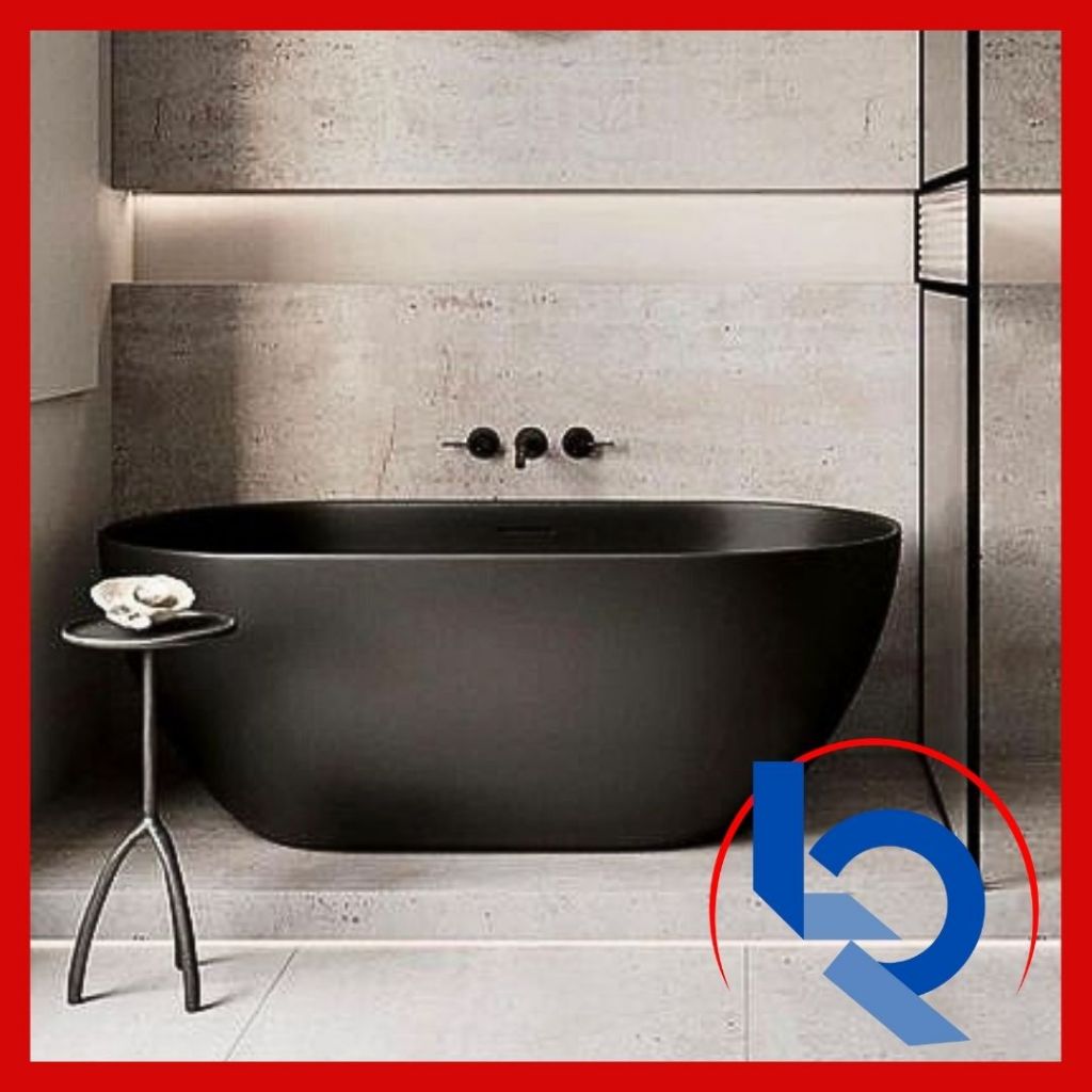 Jual bathtub teraso elips hitam doff | Shopee Indonesia