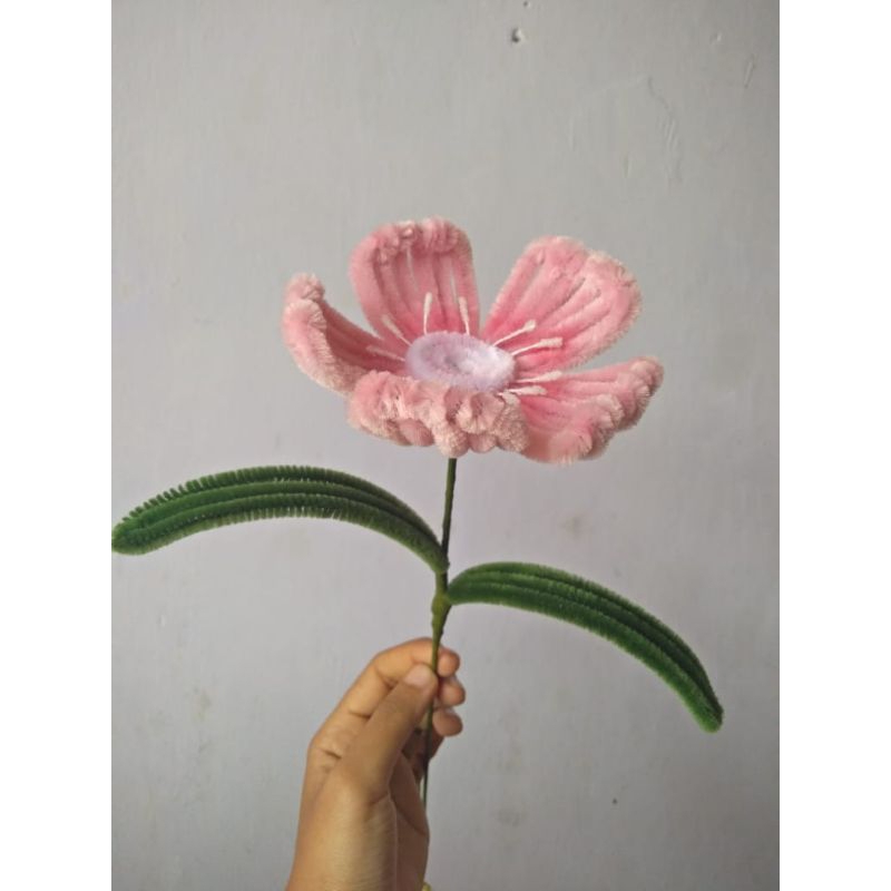 Jual (READY STOK) Bunga Popy kawat bulu/bunga Popi pipa cleaner ...
