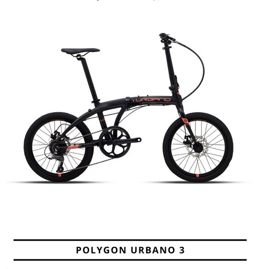 Jual Sepeda Lipat Polygon Urbano 3 ( Dapatkan Bonus Accessories ...