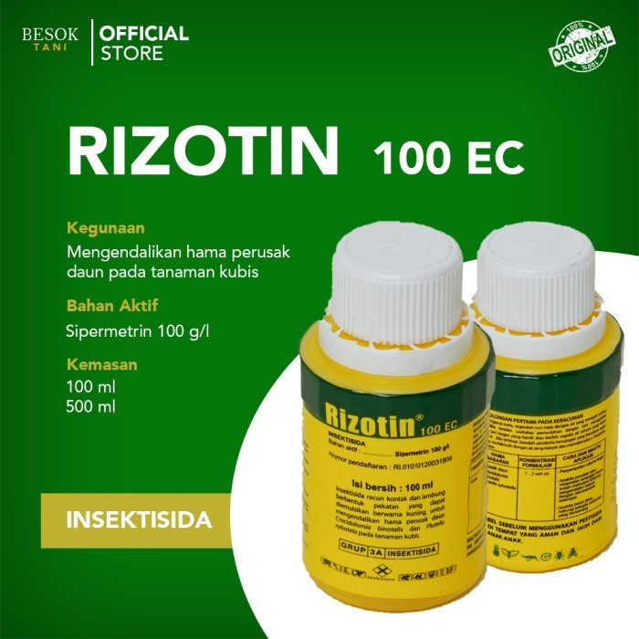 Jual RIZOTIN 100 EC | Insektisida | Mengendalikan Hama Tanaman ...