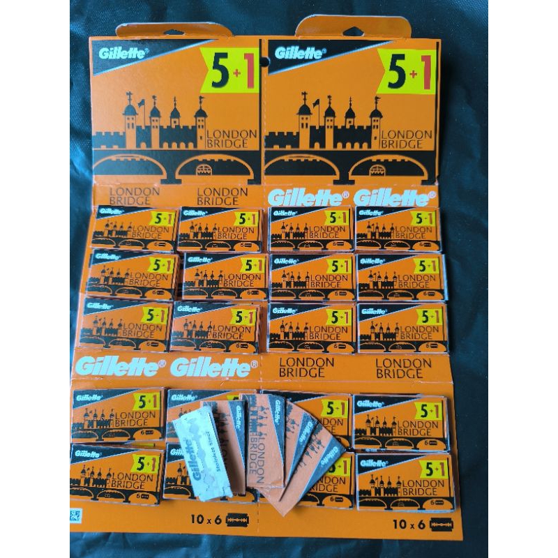 Jual GILLETTE LONDON BRIDGE 120 PCS SERI-1A-1 PAPAN/ORI 100% | Shopee ...