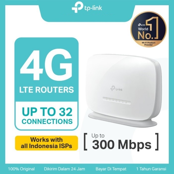 Jual Wireless Router 4G TP-Link TL-MR105 300Mbps LTE Internal Antena | Shopee Indonesia