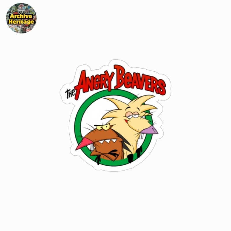 Jual sticker The Angry Beavers animated sitcom stiker kartun | Shopee ...