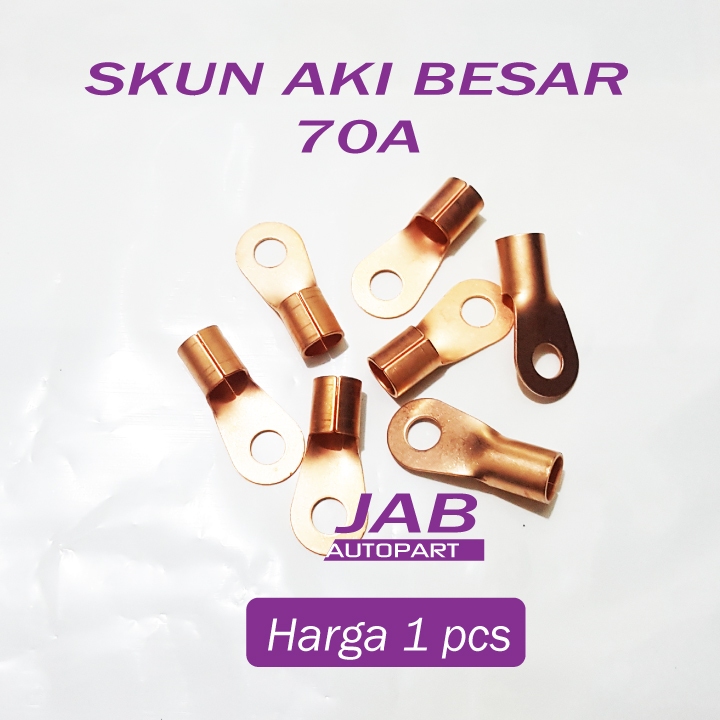 Jual Terminal Skun Klem Lug Kabel Cable Aki Accu Skun Aki Besar 70A ...
