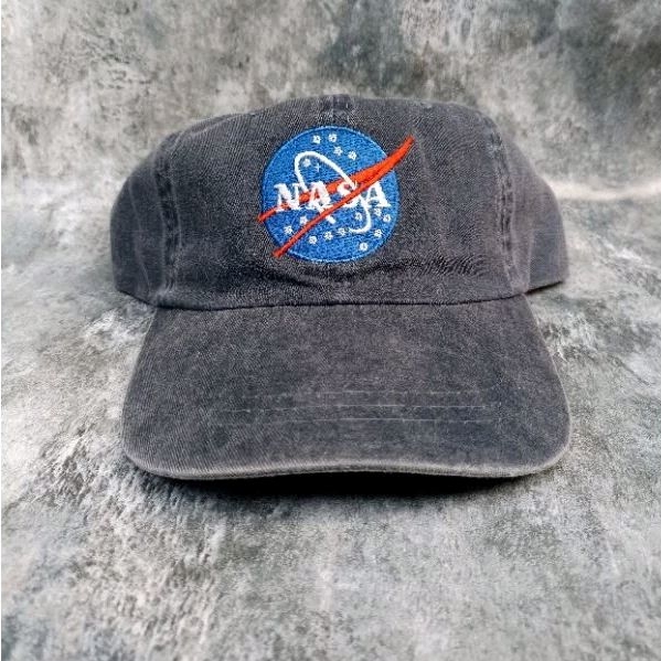 Jual NASA Insignia Embroidered Washed Cap | Shopee Indonesia