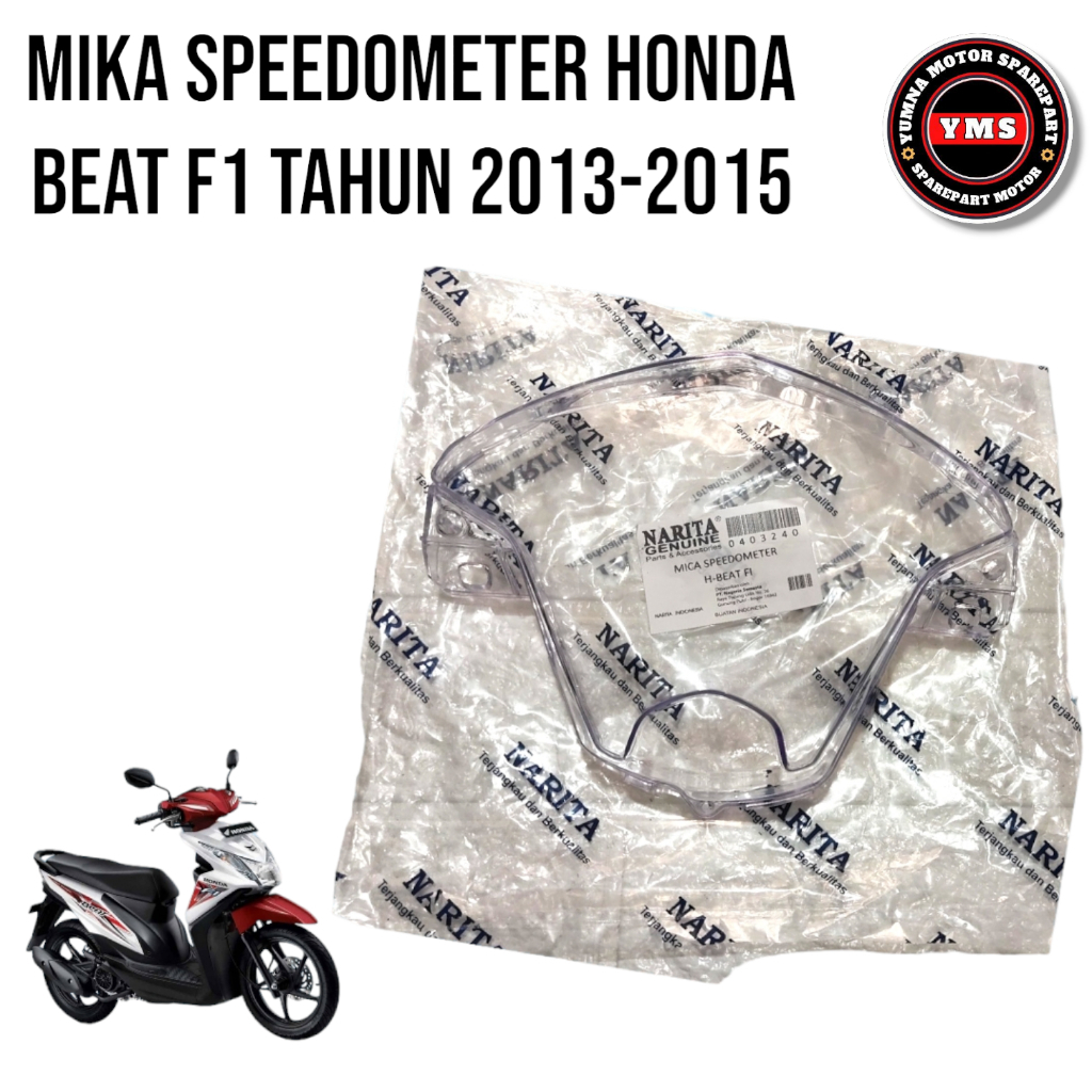 Jual mika kaca speedometer spidometer kilometer honda beat f1 2013-2015 mika spido beat pop mika ...
