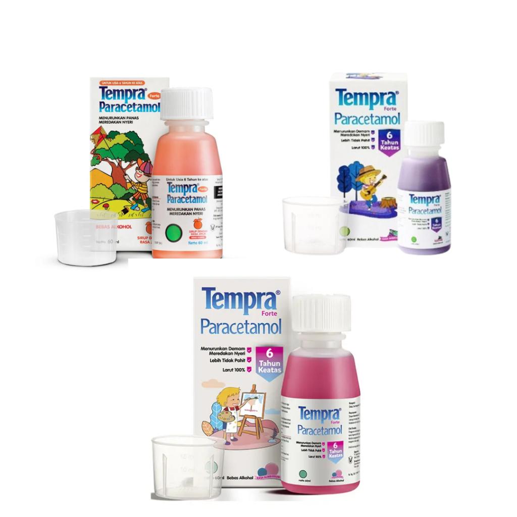 Jual Tempra Forte Syrup - Paracetamol Anak ( 2- 6 tahun ) - Penurun ...