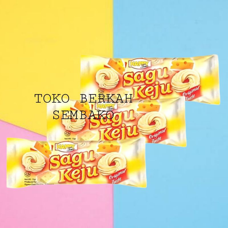 Jual (PACK) Sagu KEJU Happy Time Original Taste Isi 20Pcs | Shopee ...