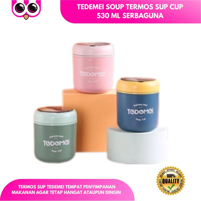 Jual TEDEMEI SOUP TERMOS SUP CUP 530 ML SERBAGUNA | Shopee Indonesia