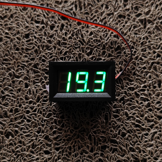 Jual Voltmeter Digital 2 Kabel 4.5 - 30V DC 3 Digit 0.56" Display Hijau ...