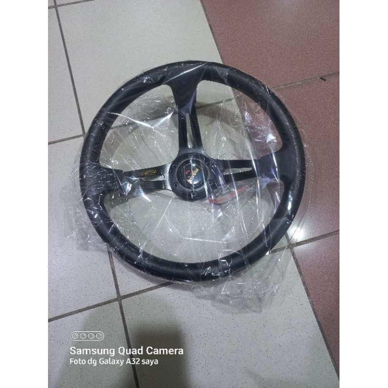 Jual Stir setir Racing Mobil 14 inch model Celong hitam | Shopee Indonesia