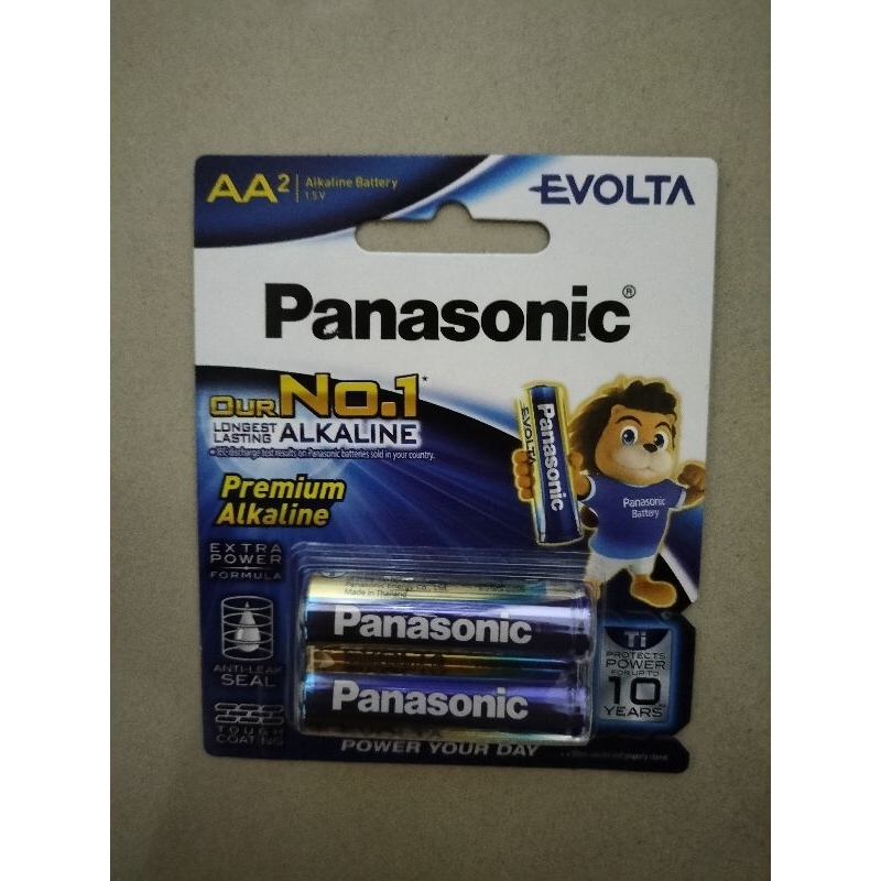 Jual Baterai Panasonic Evolta premium AA2 isi 2pcs | Shopee Indonesia