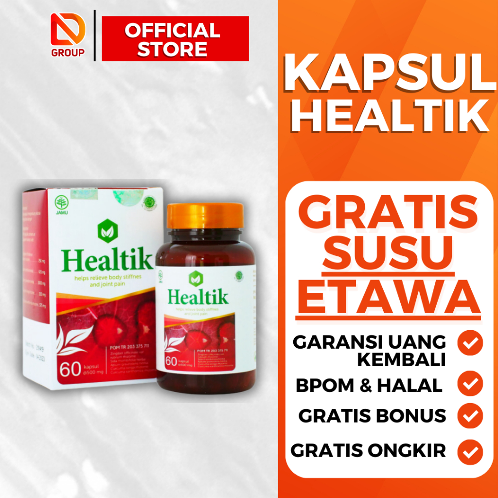 Jual Healtik Obat Herbal Original untuk Nyeri Sendi Rematik Asam Urat ...