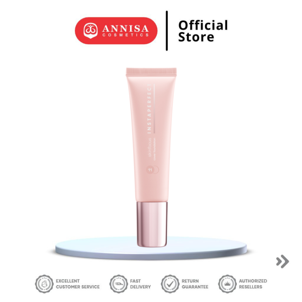 Jual Wardah Instaperfect Skinfocus Cover Foundation with 360 Urban ...