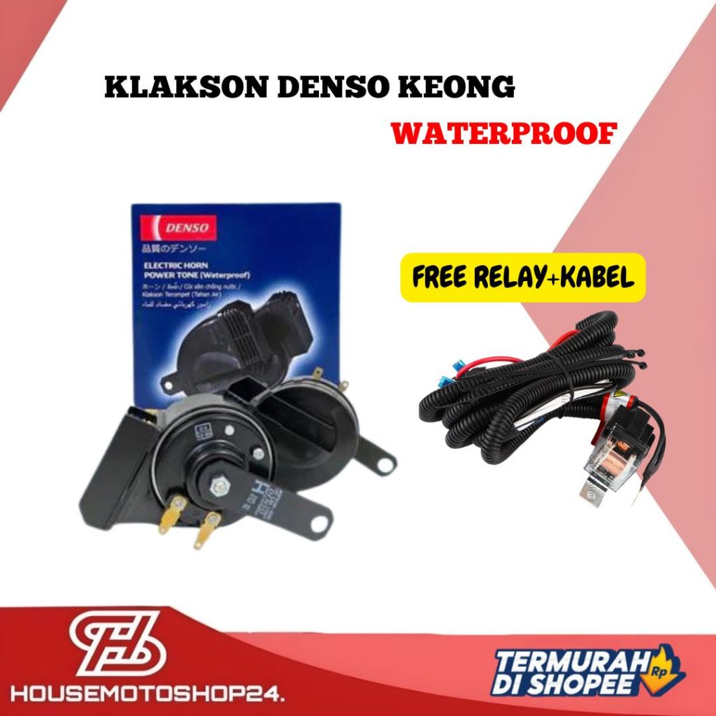 Jual KLAKSON DENSO KEONG SET 12V KLAKSON HELLA INNOVA KLAKSON AVANZA ...