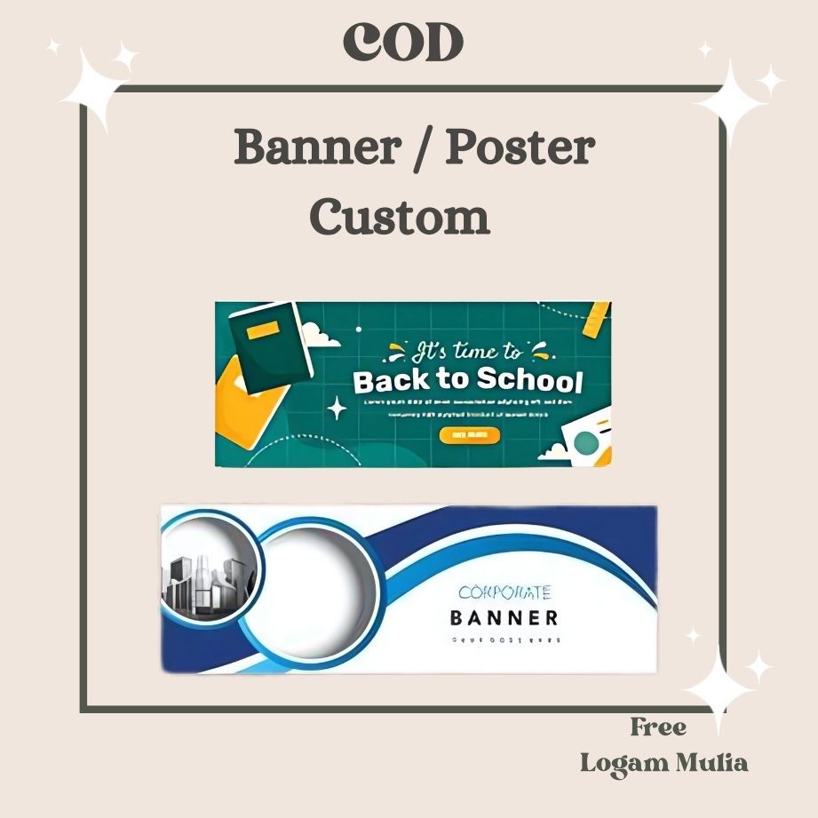 Jual [Free Design] Cetak Banner Digital Print Outdoor | Print Indoor | Print Spanduk Custom ...