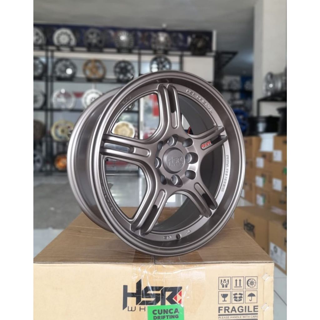 Jual velg hsr fe04 ring 16 lebar 7 et42 untuk brio agya calya jazz yaris mobilio avanza xenia ...