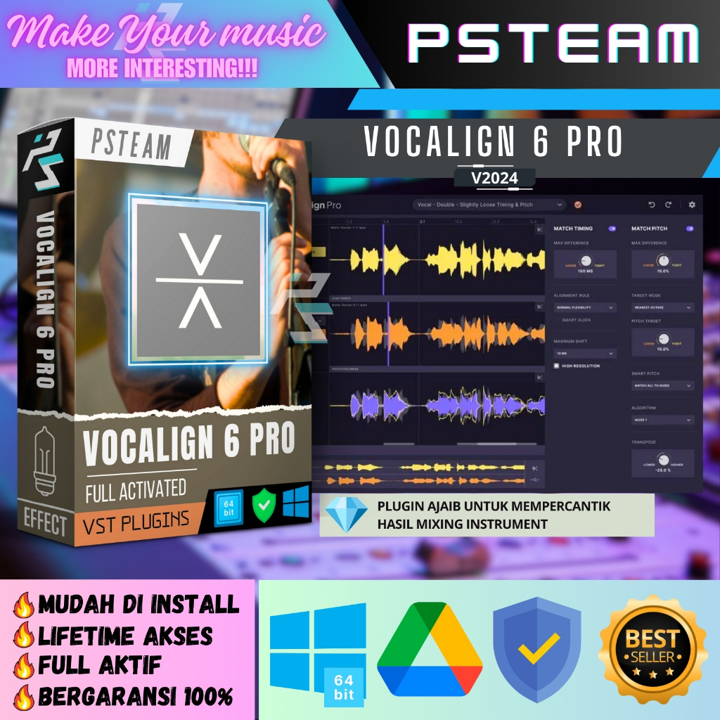 Jual VOCALIGN 6 PRO v6.1.18 [ FULL VERSION | FULL ACTIVATED ] | Shopee Indonesia
