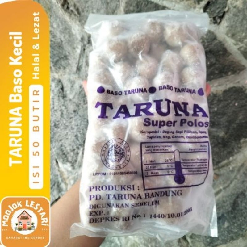 Jual TARUNA Baso ukuran KECIL isi 50 butir Bakso daging sapi Kombinasi ...