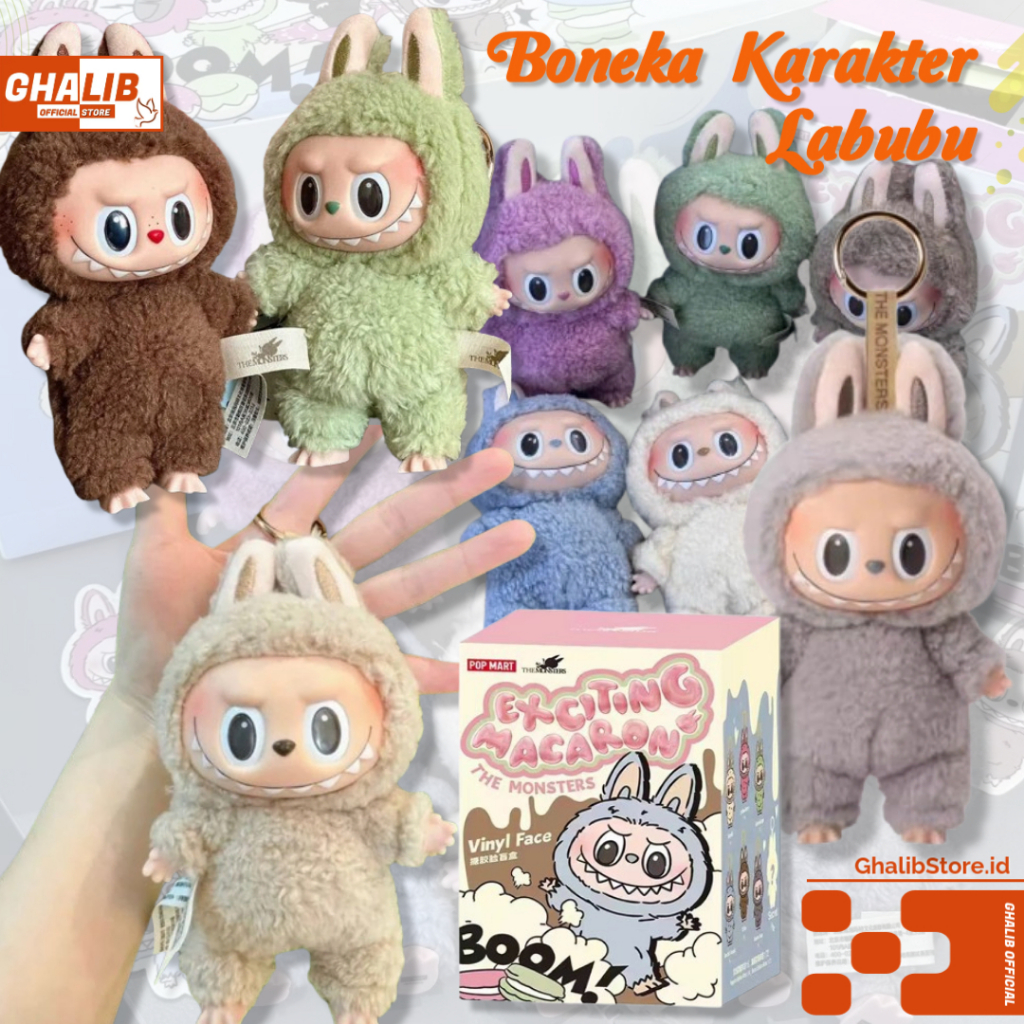 Jual Boneka Labubu Murah Gantungan Macaron Key The Monsters Macarone ...