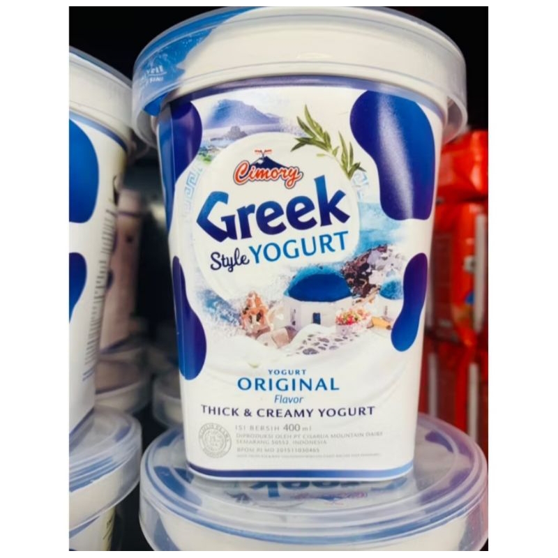 Jual Cimory Greek Yogurt 400ml / Original / Low Fat | Shopee Indonesia