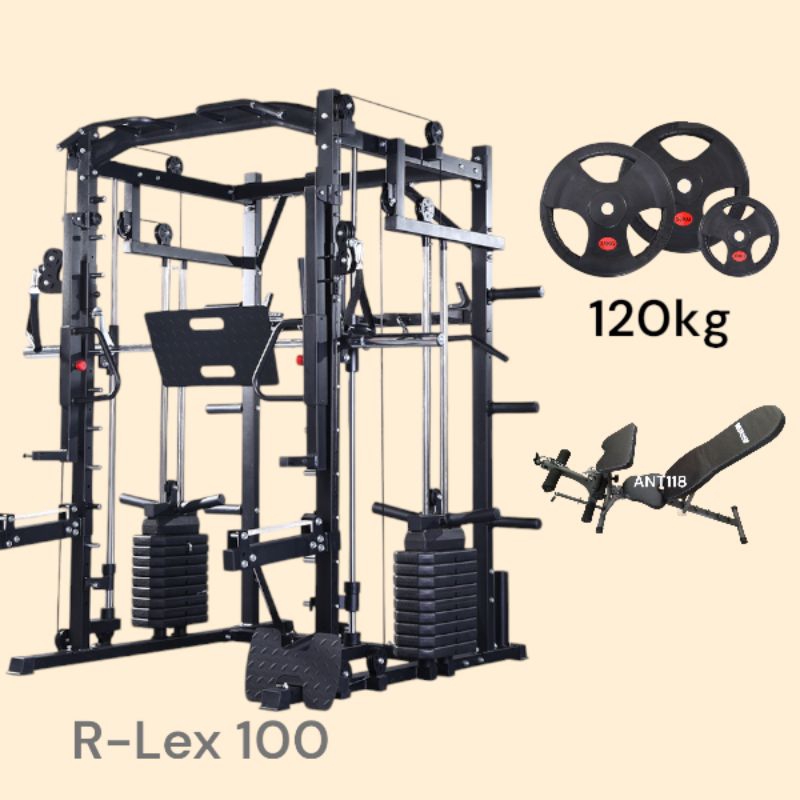 Jual (2) R-Lex 100 Smith Machine Multifungsi Training / Alat Latihan ...