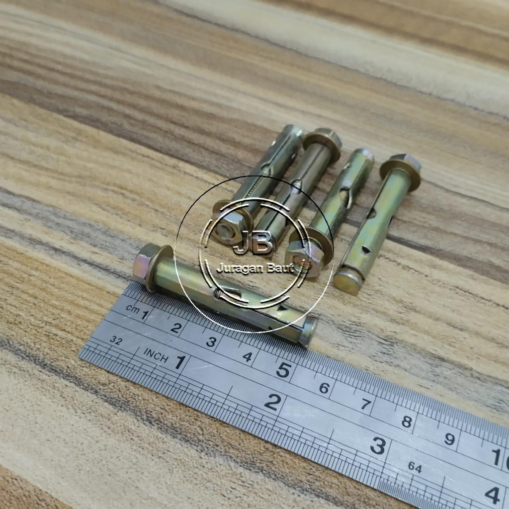 Jual DYNABOLT M8X50 M8 X 50 PANJANG 5CM 5 CM DINABOLT KUNCI 10 8X50 8 X ...