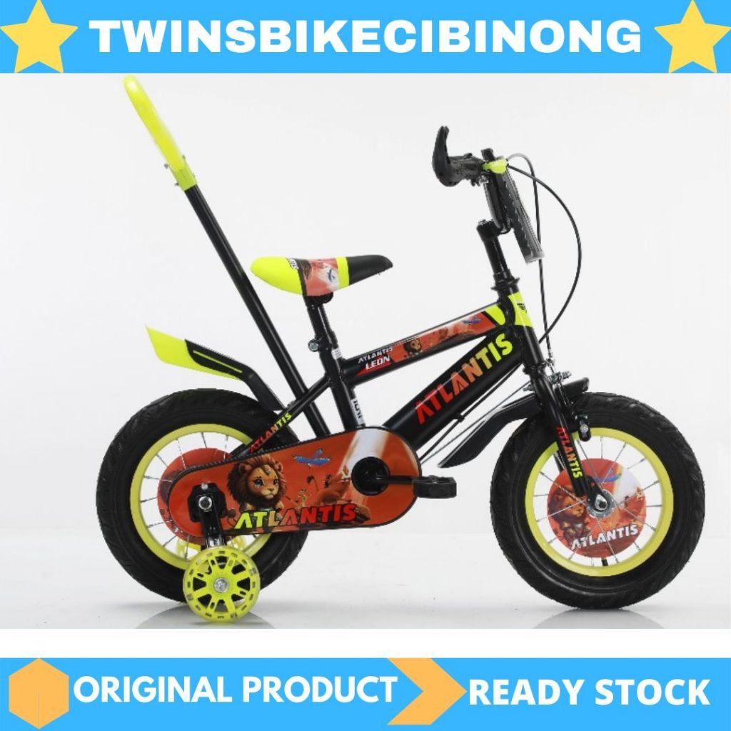 Jual Sepeda Anak 12 BMX ATLANTIS LEON ADA STIR DORONGAN BAN JUMBO ...