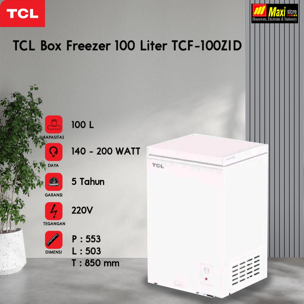 Jual TCL Freezer Box TCF100zid TCF-210ZID TCF-350ZID - Garansi Resmi ...