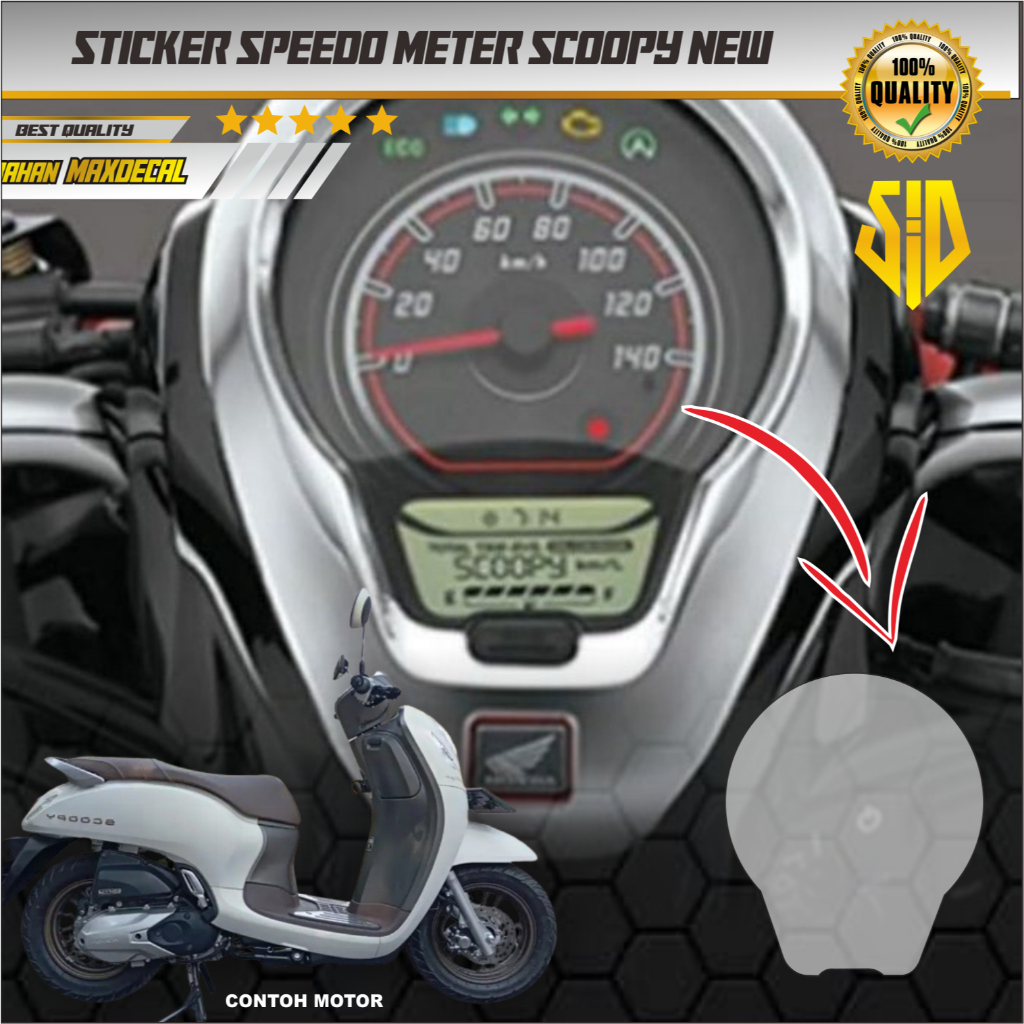 Jual STIKER ANTI GORES SPIDO METER MOTOR SCOPPY NEW /STICKER SPEDO ...