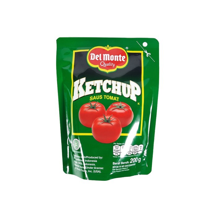 Jual Del monte Saus Tomat 200Gr Pouch Tomato Ketchup Delmonte | Shopee ...