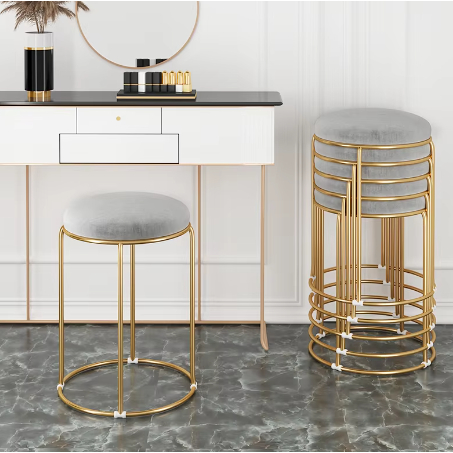 Jual Shenar Kursi bulat stainless tinggi kursi dapur minimalis kursi ...