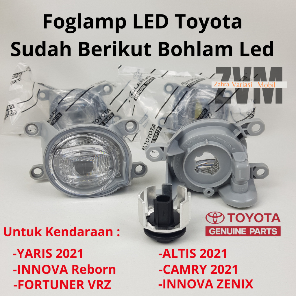 Jual Foglamp Led Innova reborn FACELIFT Fortuner VRZ Yaris Camry Zenix ...