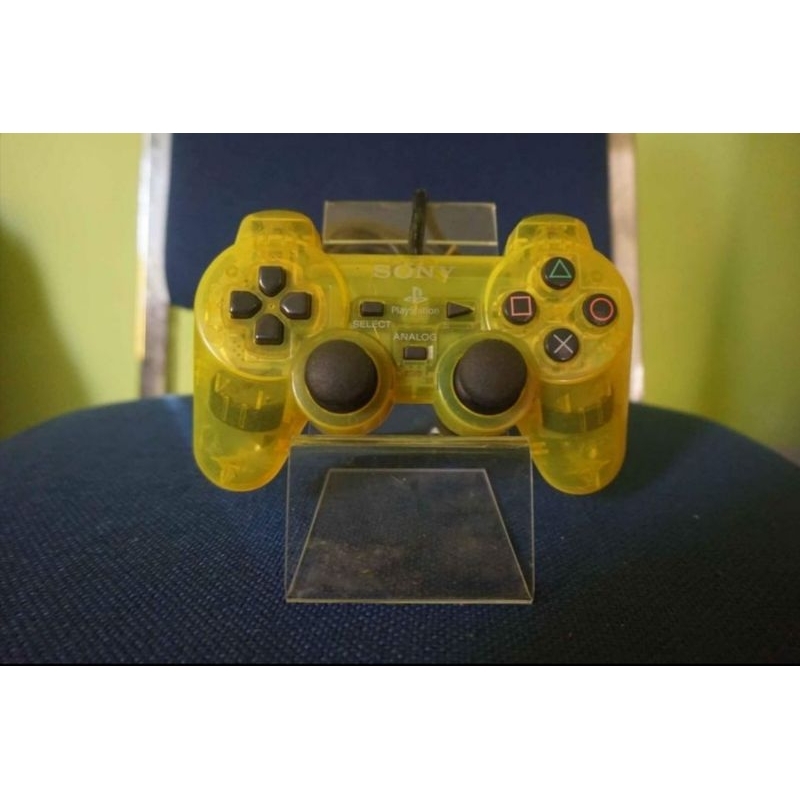 Jual Dualshock 2/Stick PS2 Ori Mesin Transparant Yellow | Shopee Indonesia