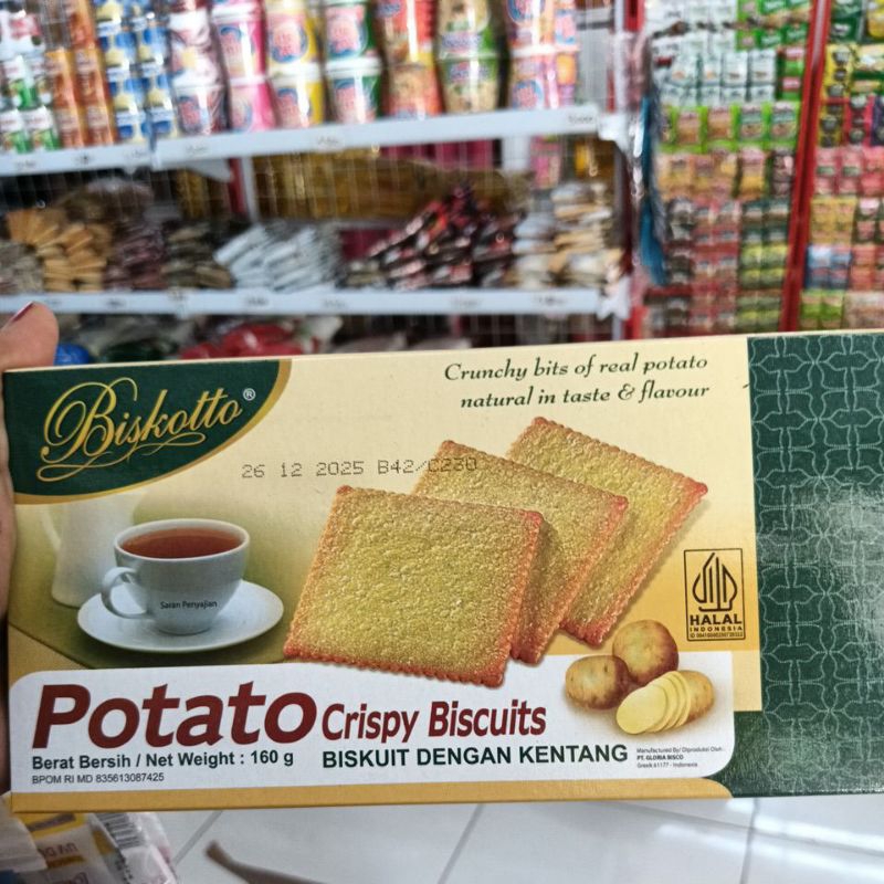 Jual biskotto potato 160 gram | Shopee Indonesia