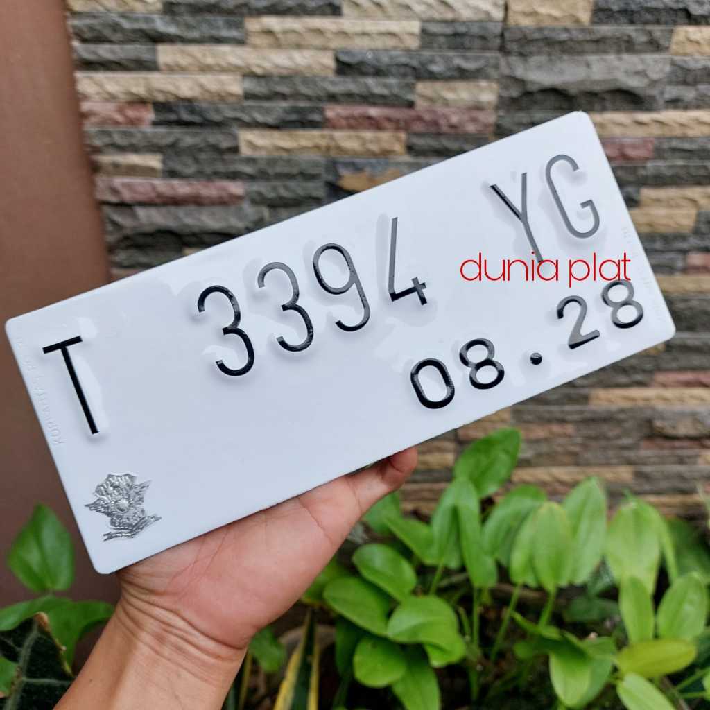 Jual Cetak Angka Nomor Lipat Baut Tanam timbul logo asli variasi ukuran ...