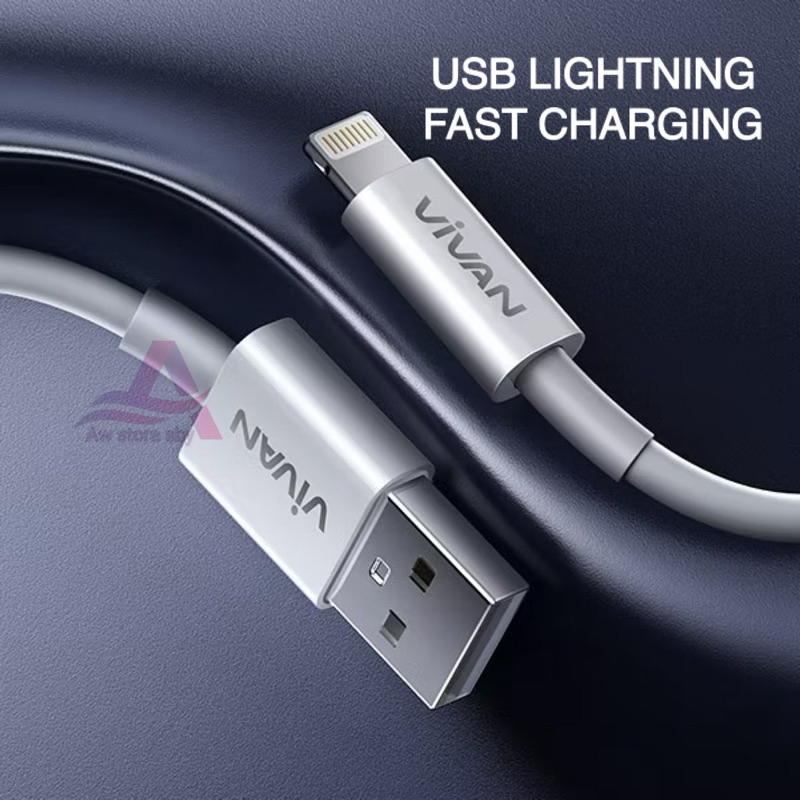 Jual Kabel Data Usb Lingtning Vivan Premium Quality Cable Fast Charging ...