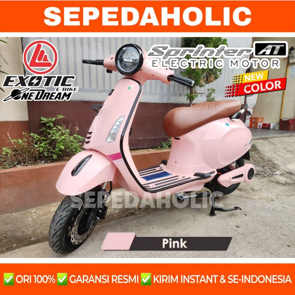 Jual Sepeda Motor Listrik EXOTIC SPRINTER PRIME / SPRINTER AT 1200 Watt ...