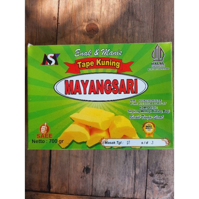 Jual Tape singkong Mayangsari Asli Jember. Manis dan tanpa serat ...