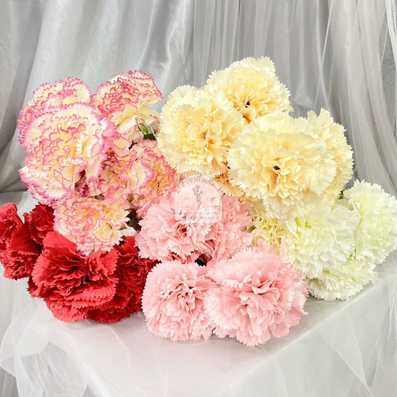 Jual [02039] Bunga Carnation 7 Kuntum | Shopee Indonesia