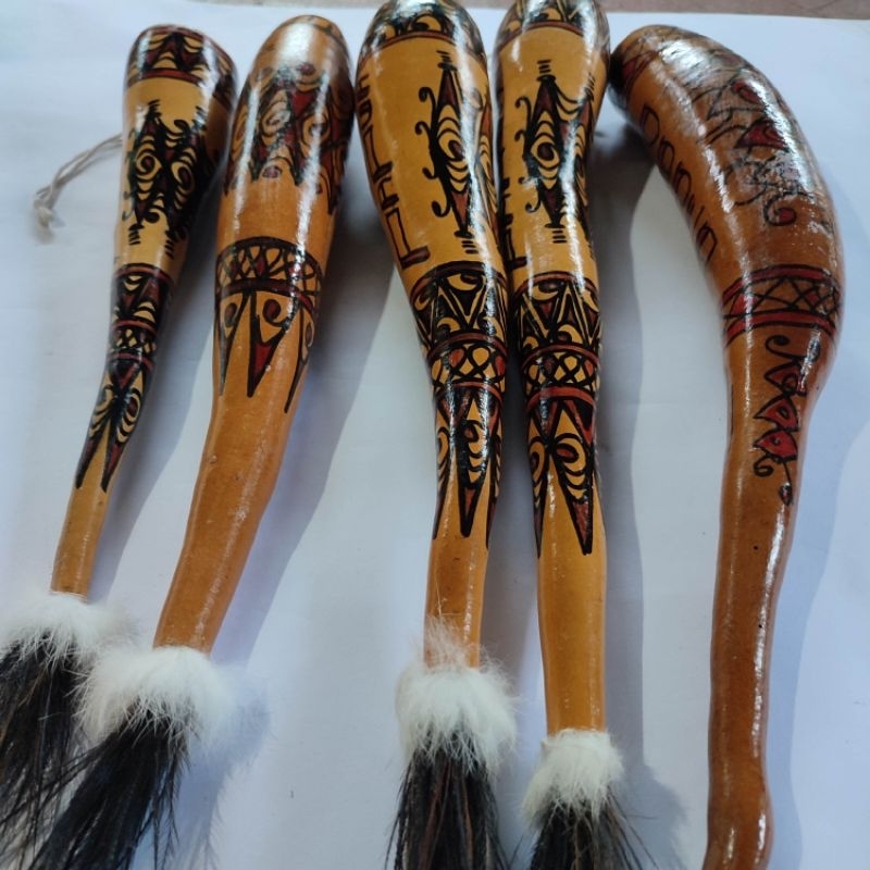 Jual Koteka Asli Papua Bonus gantungan kunci Motif Etnik Souvenir ...