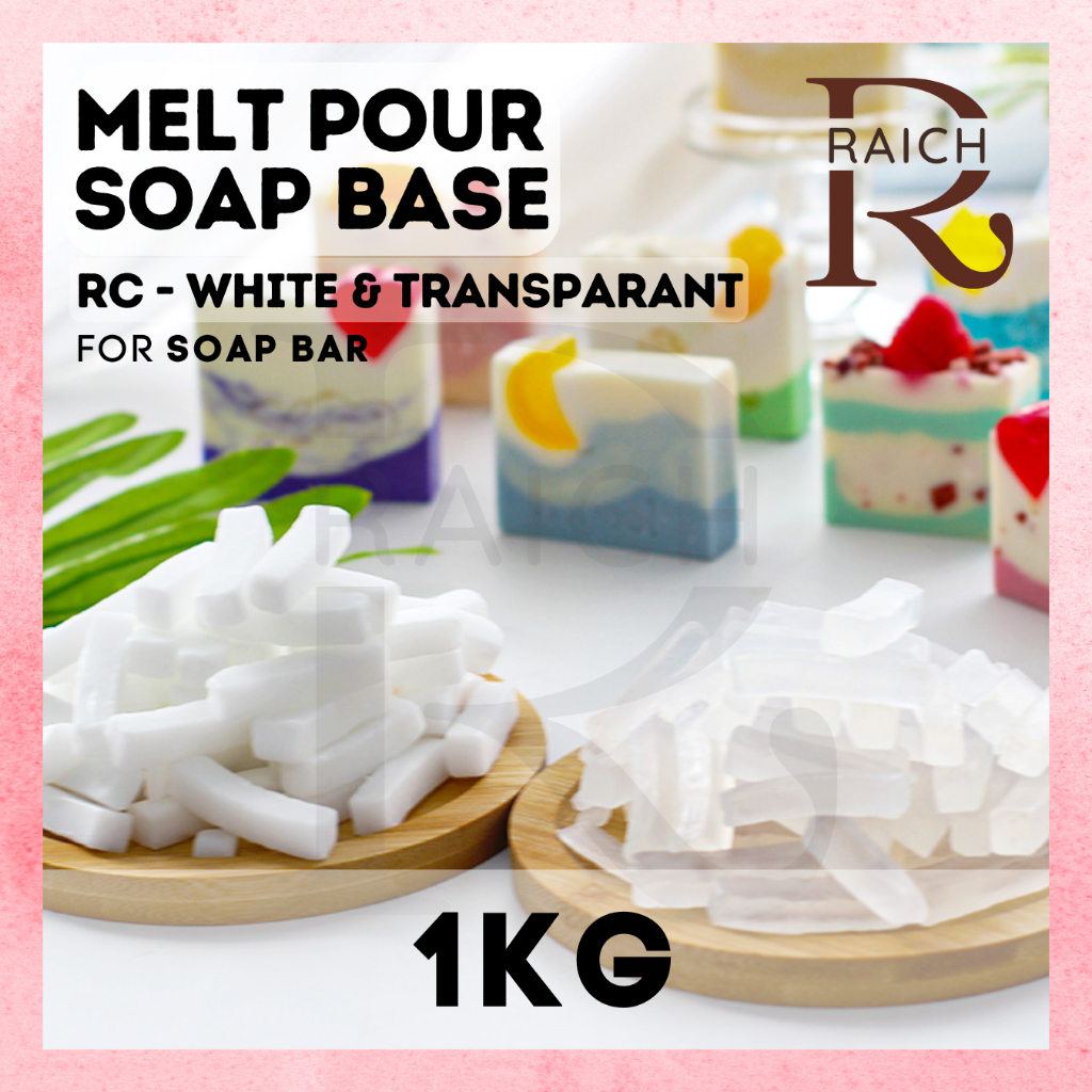 Jual 1KG Soap Base Melt Pour Bahan Sabun Batang Soap Melt & Pour Soap ...